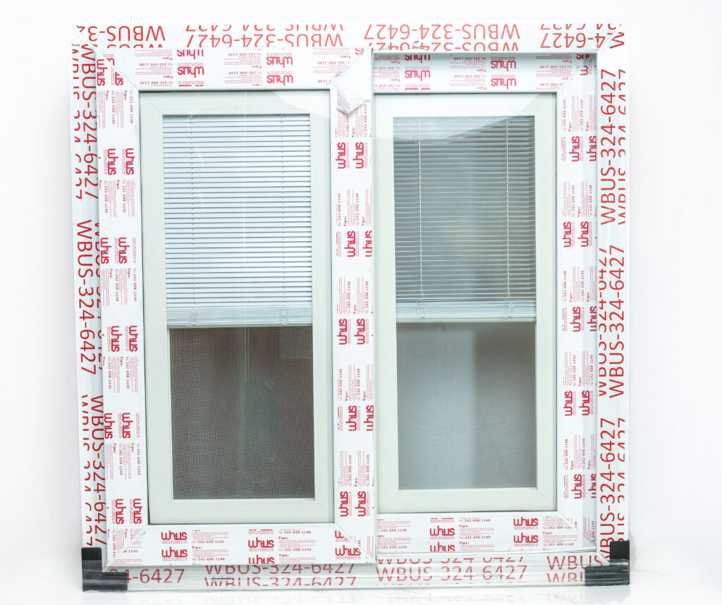 Sliding Windows w/ Blinds 37 x 38 inches- 4017 – WBUS