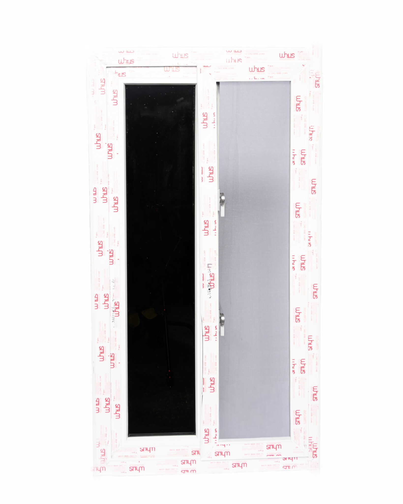 4007 – 37 x 50 Hurricane impact Siding Window Pvc- Tinted Grey – WBUS